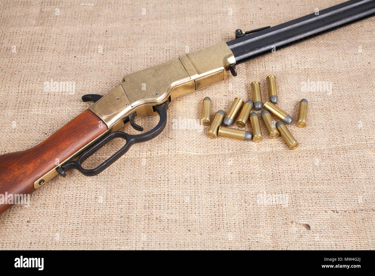 Lever Action Breech Loading Rifle High Resolution Stock Photography and ...