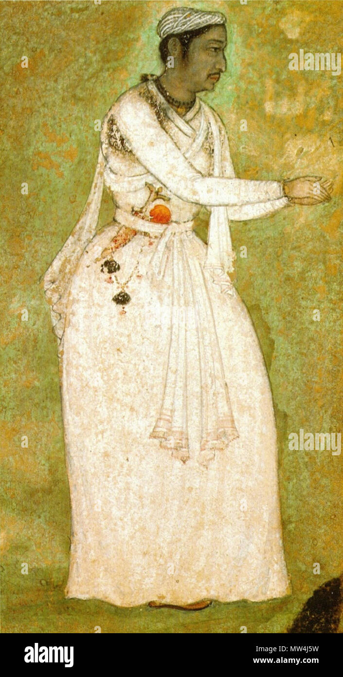 . English: Tansen of Gwalior. (11.8x6.7cm) Mughal. 1585-90. National ...