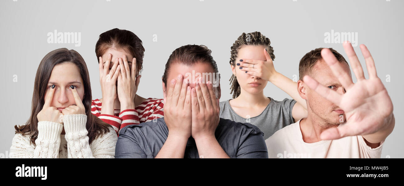 Concept of shame or guilt Stock Photo - Alamy