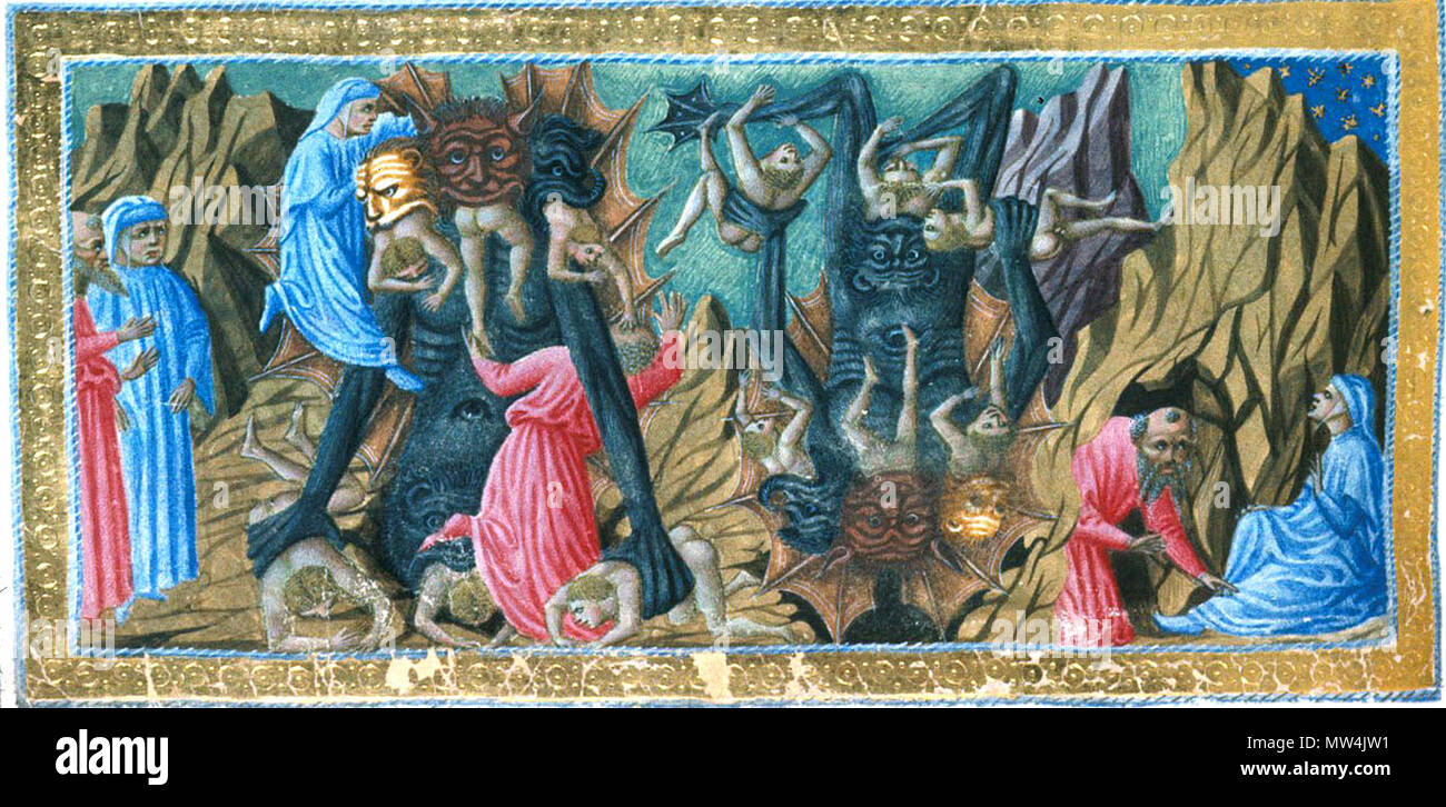 . 15th century 296 Inf. 34 Priamo della Quercia Stock Photo - Alamy