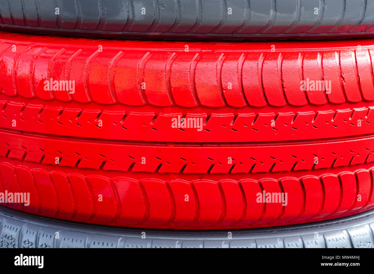 Painted tires hi-res stock photography and images - Alamy