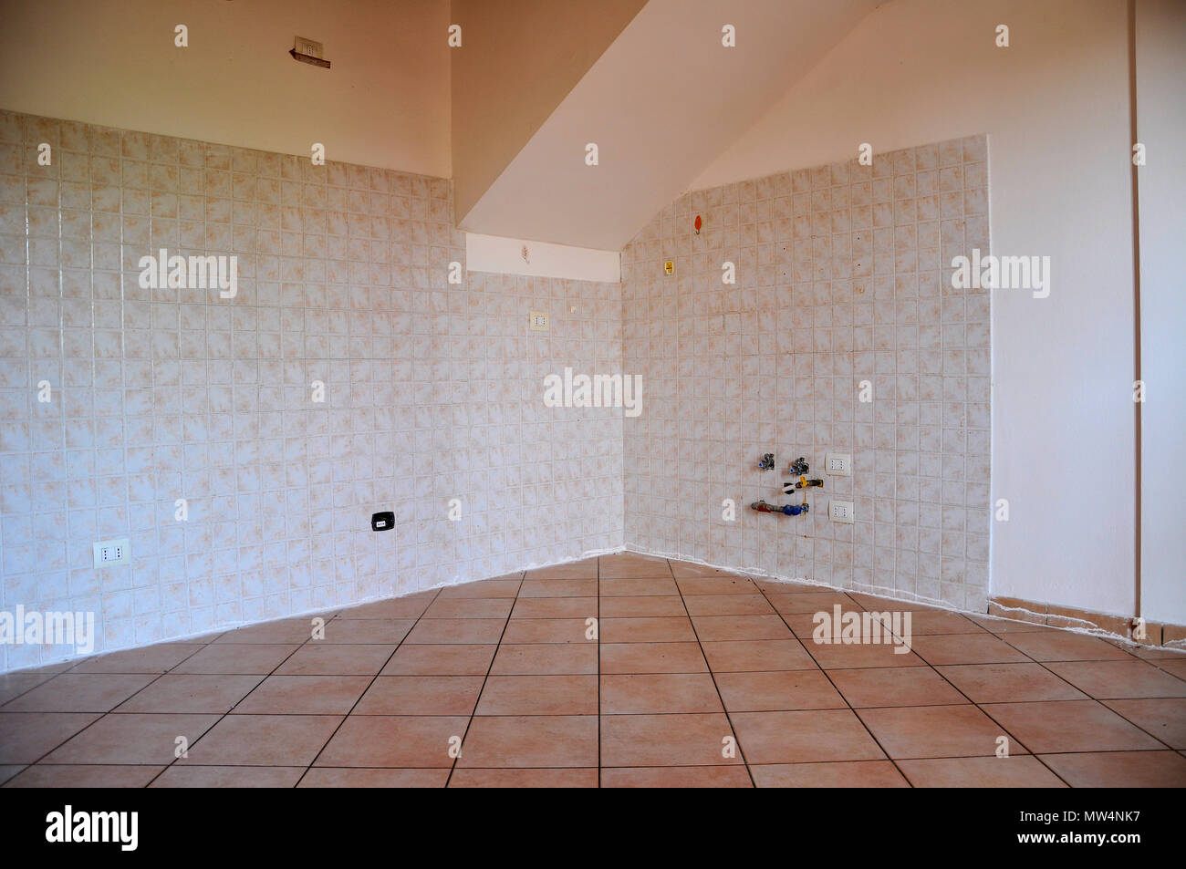 Inside the room during renovations. Architectural background Stock ...