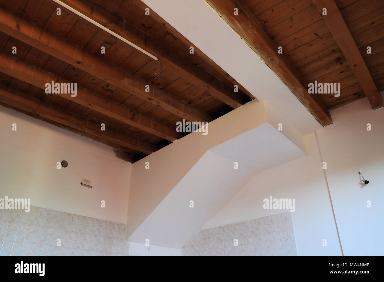 Inside the room during renovations. Architectural background Stock ...