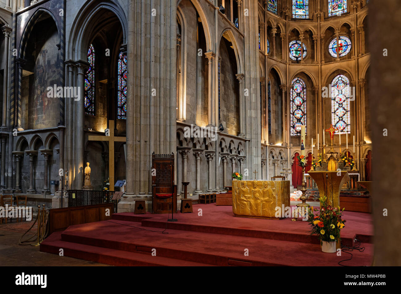 Dijon France May 20 2018 Inside The Church Of Notre Dame Of Dijon