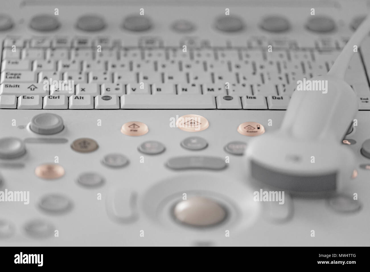 Modern ultrasonic device with sensors Stock Photo - Alamy