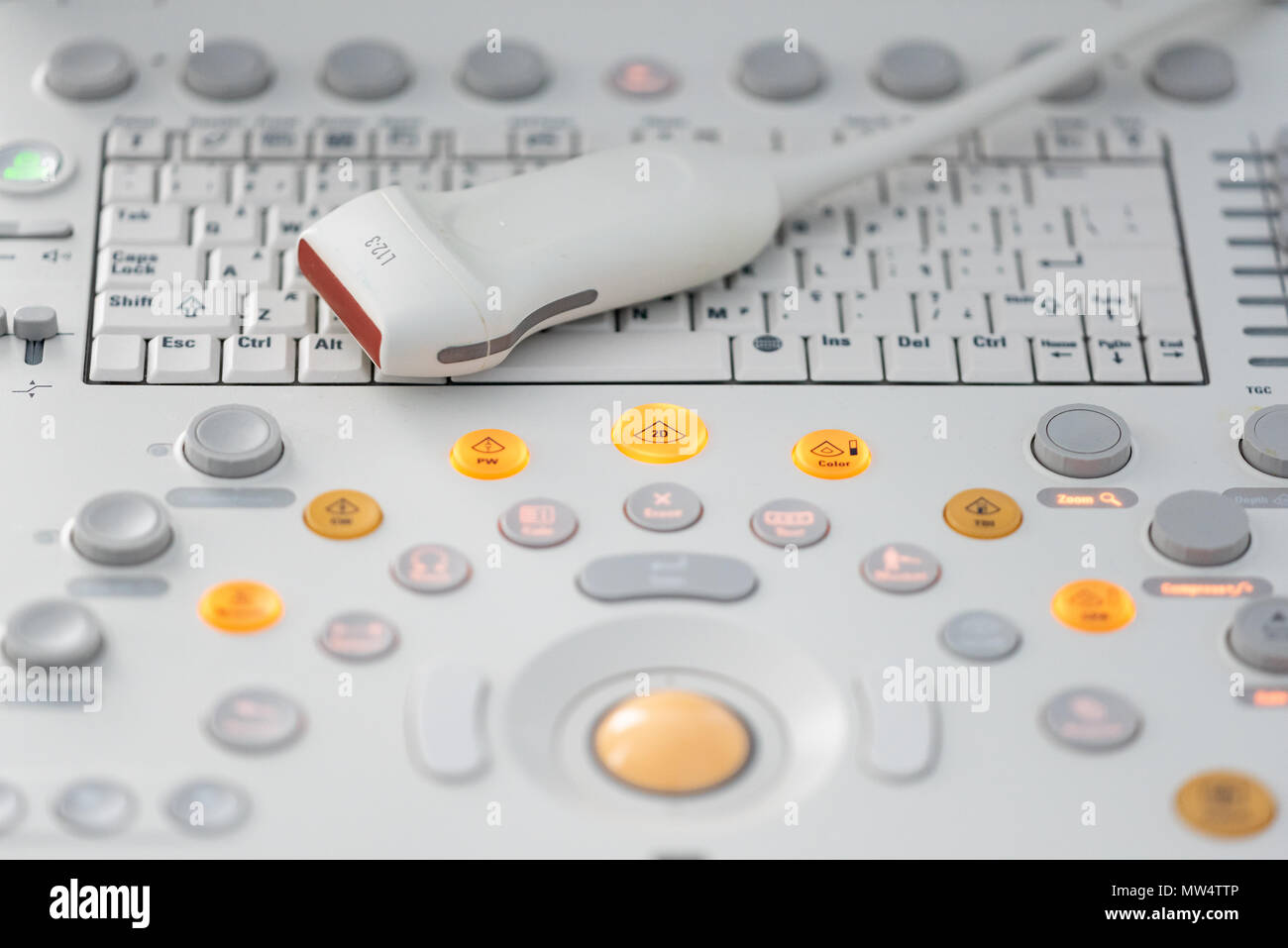 Modern ultrasonic device with sensors Stock Photo - Alamy