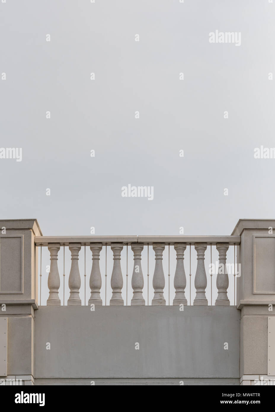 Ornate railing white background hi-res stock photography and images - Alamy