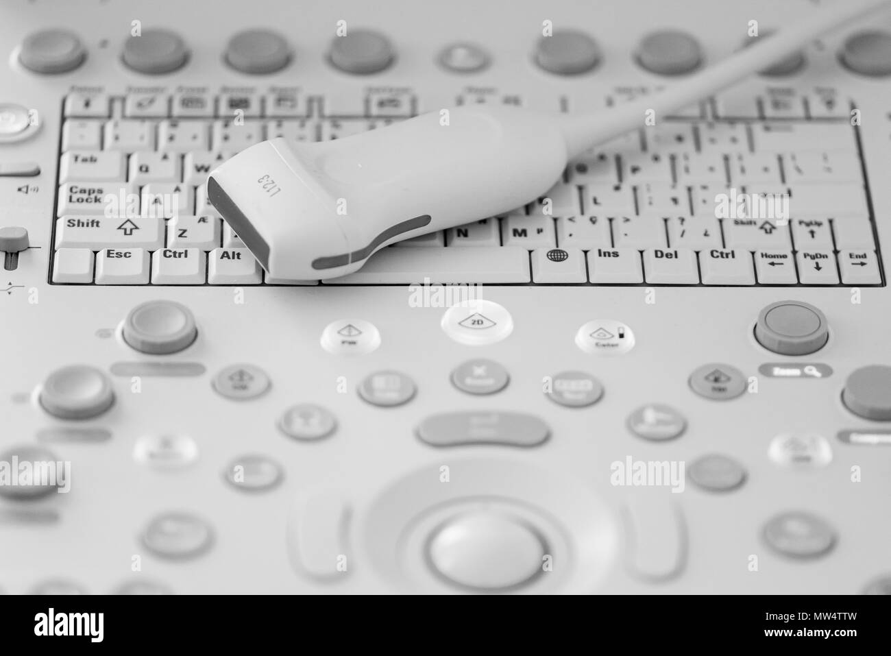 Modern ultrasonic device with sensors Stock Photo - Alamy