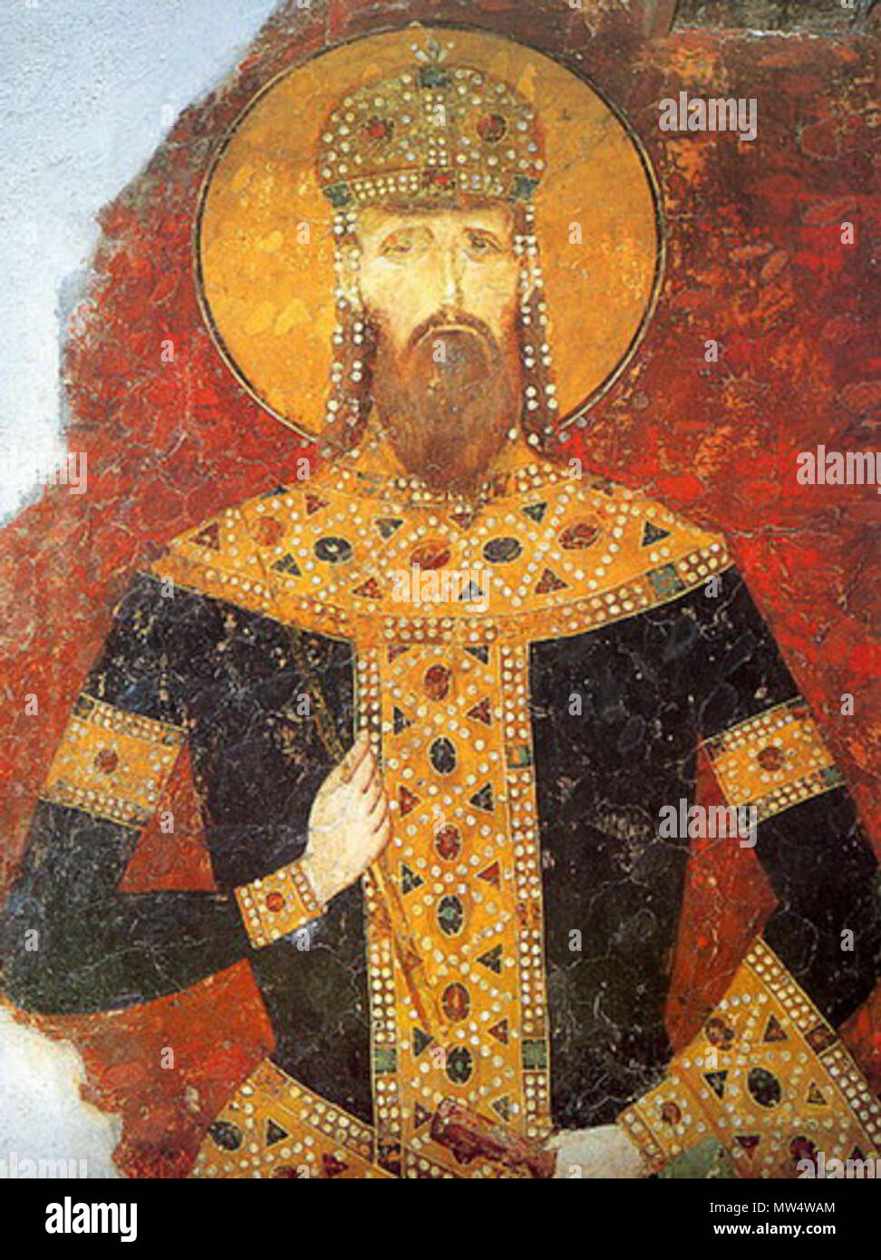 Serbian king 14th century hi-res stock photography and images - Alamy