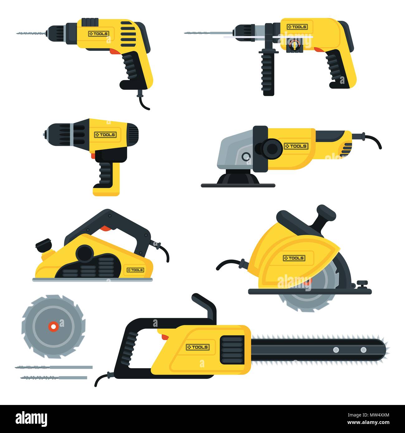 Cartoon Construction Tools High Resolution Stock Photography and Images ...