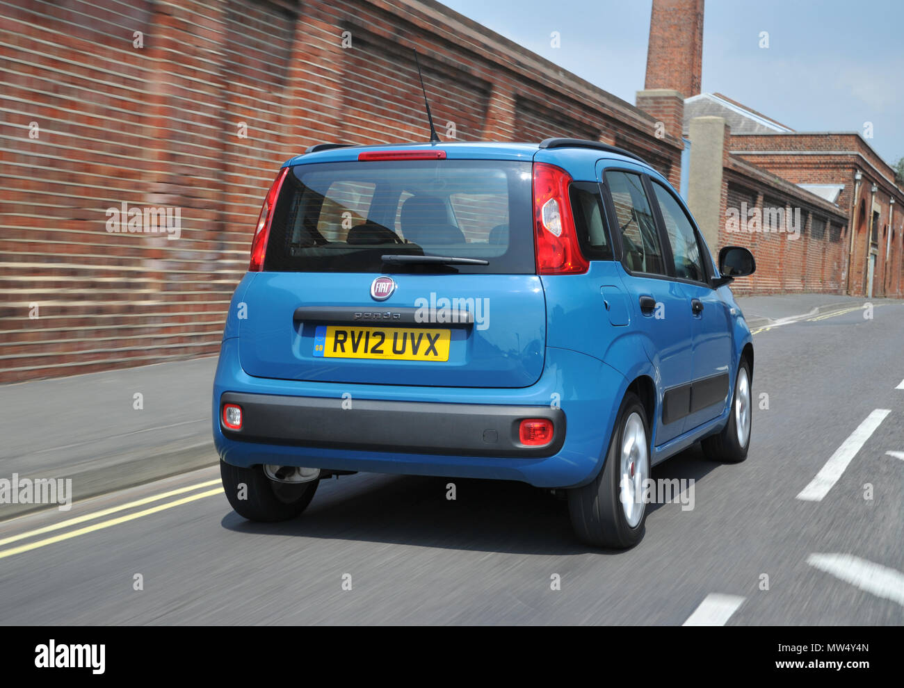 2012 Fiat Panda Italian compact city car Stock Photo - Alamy
