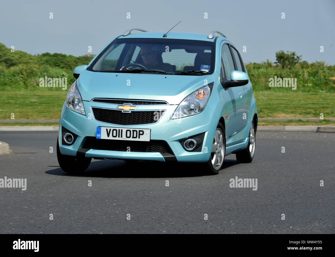 2012 Chevrolet Spark compact city car Stock Photo - Alamy