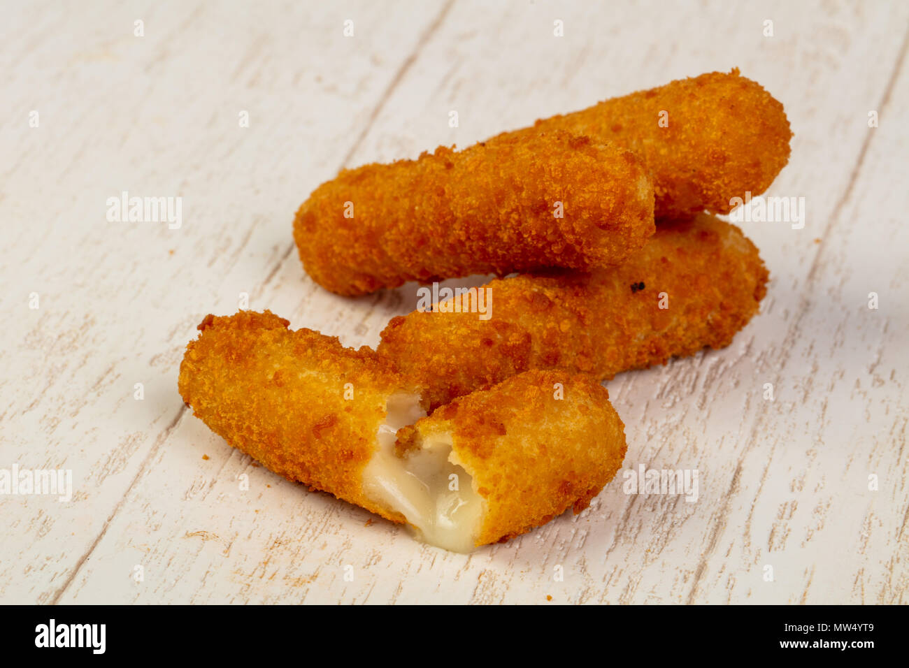 Crispy roasted dinner cheese sticks Stock Photo - Alamy