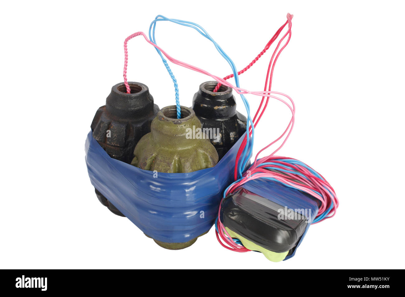 Improvised Explosive Device isolated on white Stock Photo - Alamy