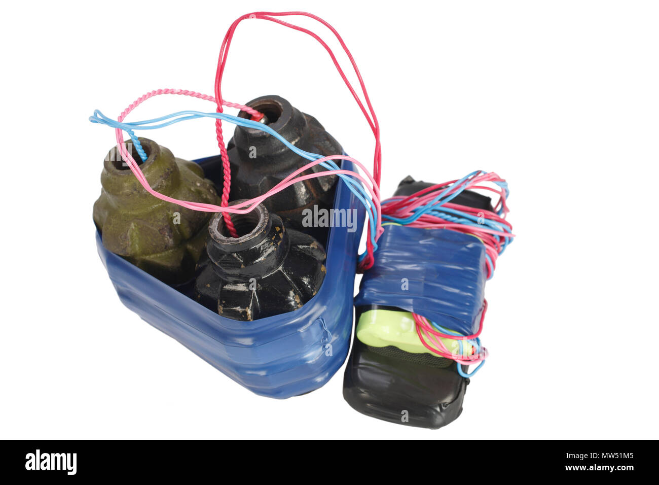 Improvised Explosive Device isolated on white Stock Photo - Alamy