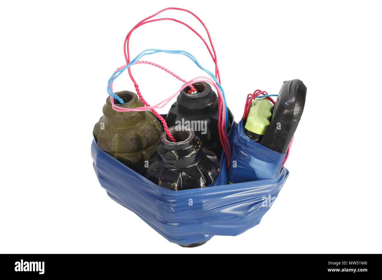 Improvised Explosive Device isolated on white Stock Photo - Alamy
