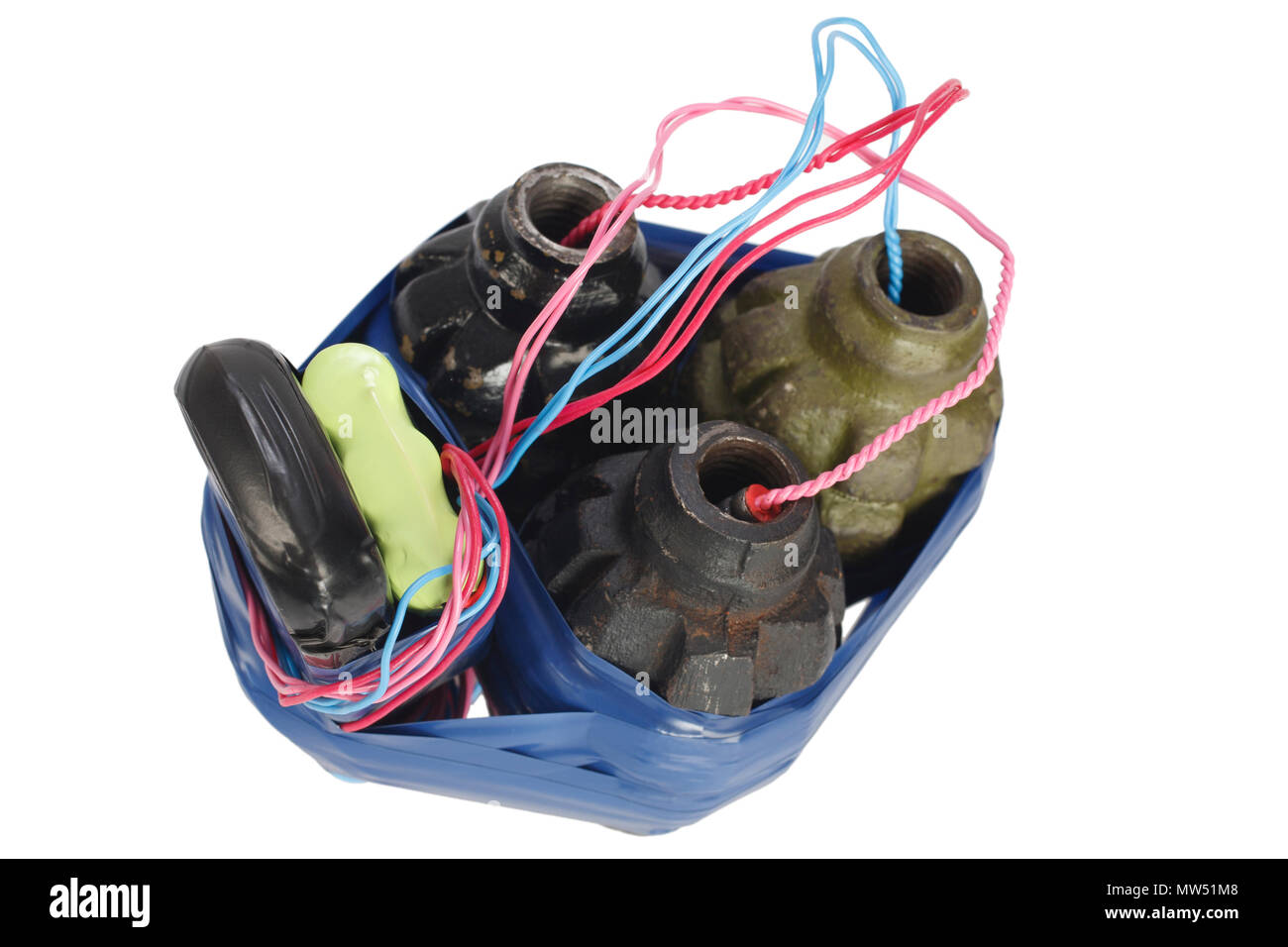 Improvised Explosive Device isolated on white Stock Photo - Alamy