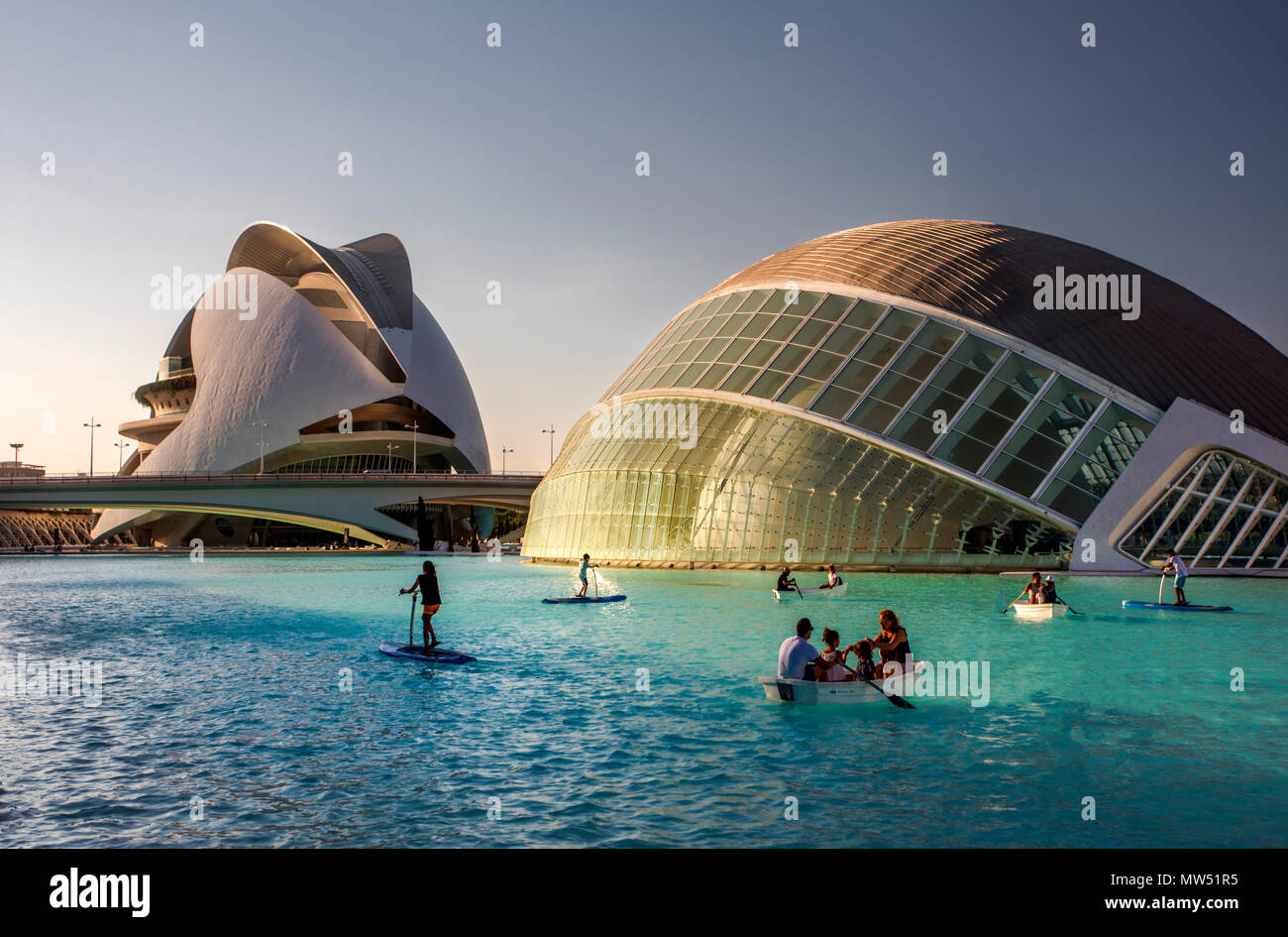 Spain, Valencia City, The City of Arts and Science, Calatrava architect ...