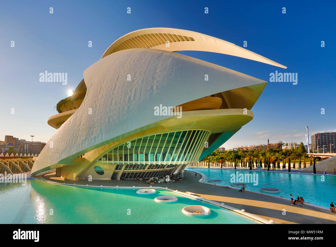Spain, Valencia City, The City of Arts and Science, Calatrava architect ...