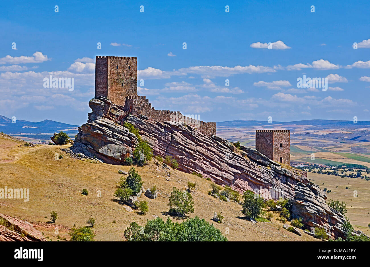Zafra castle, guadalajara hi-res stock photography and images - Alamy