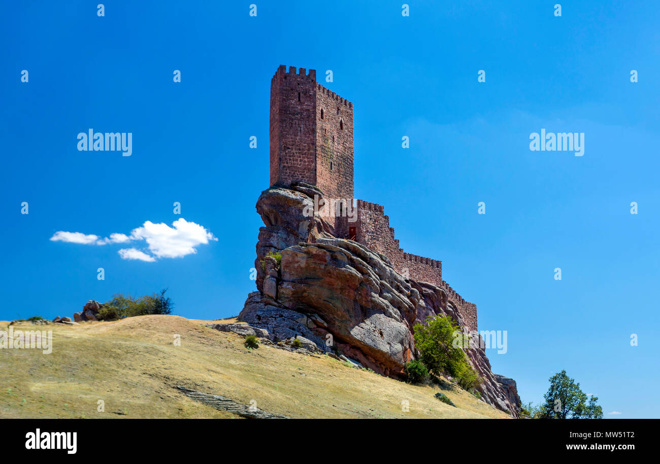 Spain, Guadalajara Province, Zafra Castle Stock Photo - Alamy