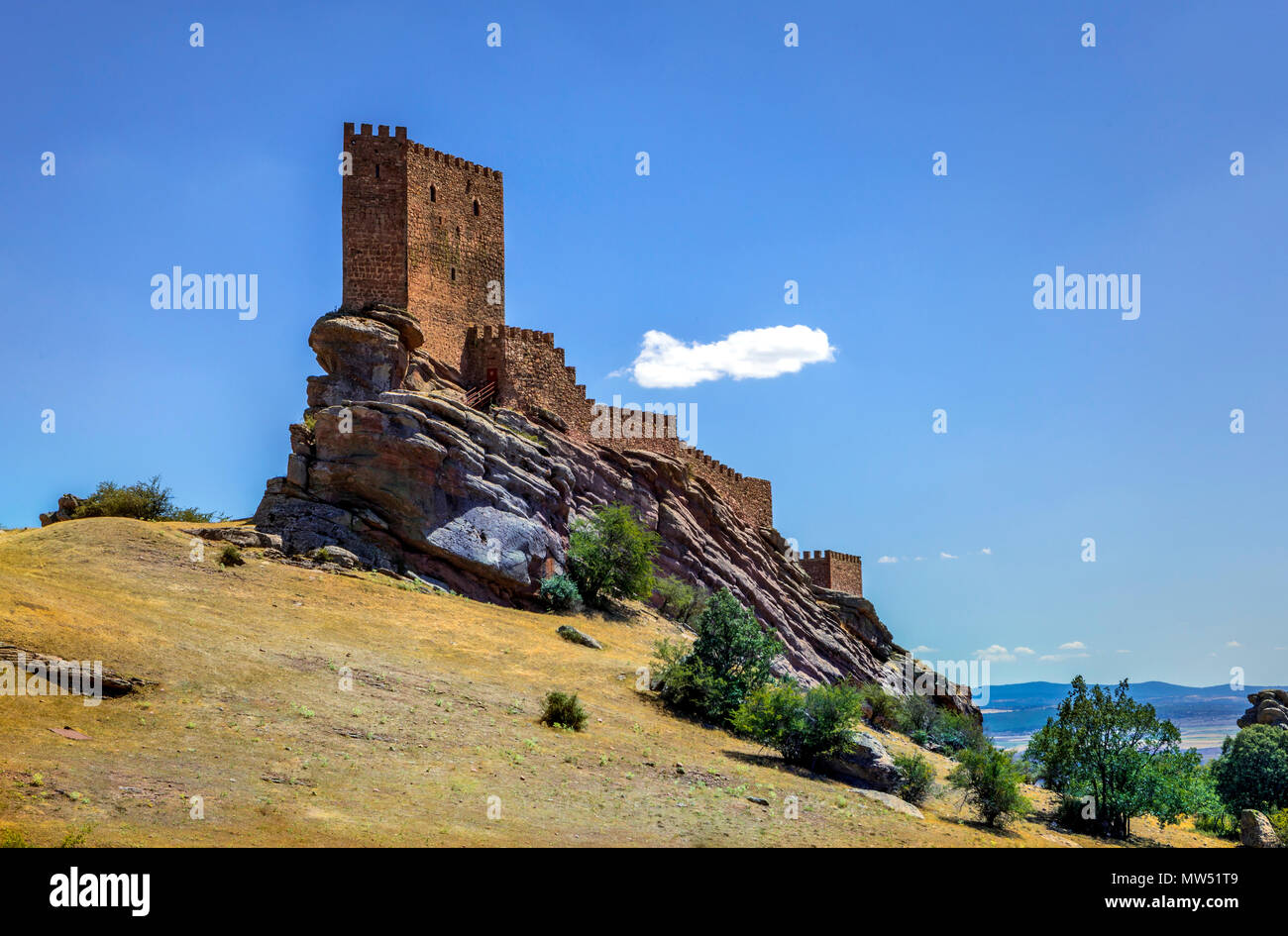 Zafra castle, guadalajara hi-res stock photography and images - Alamy