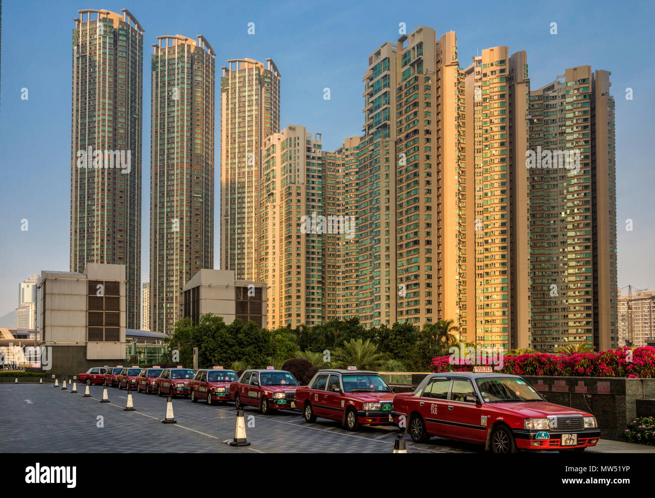 Hong Kong City,, Kowloon District new development Stock Photo - Alamy