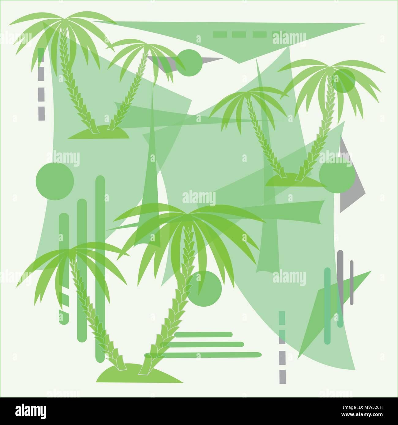 palm abstract vector illustration Stock Vector Image & Art - Alamy