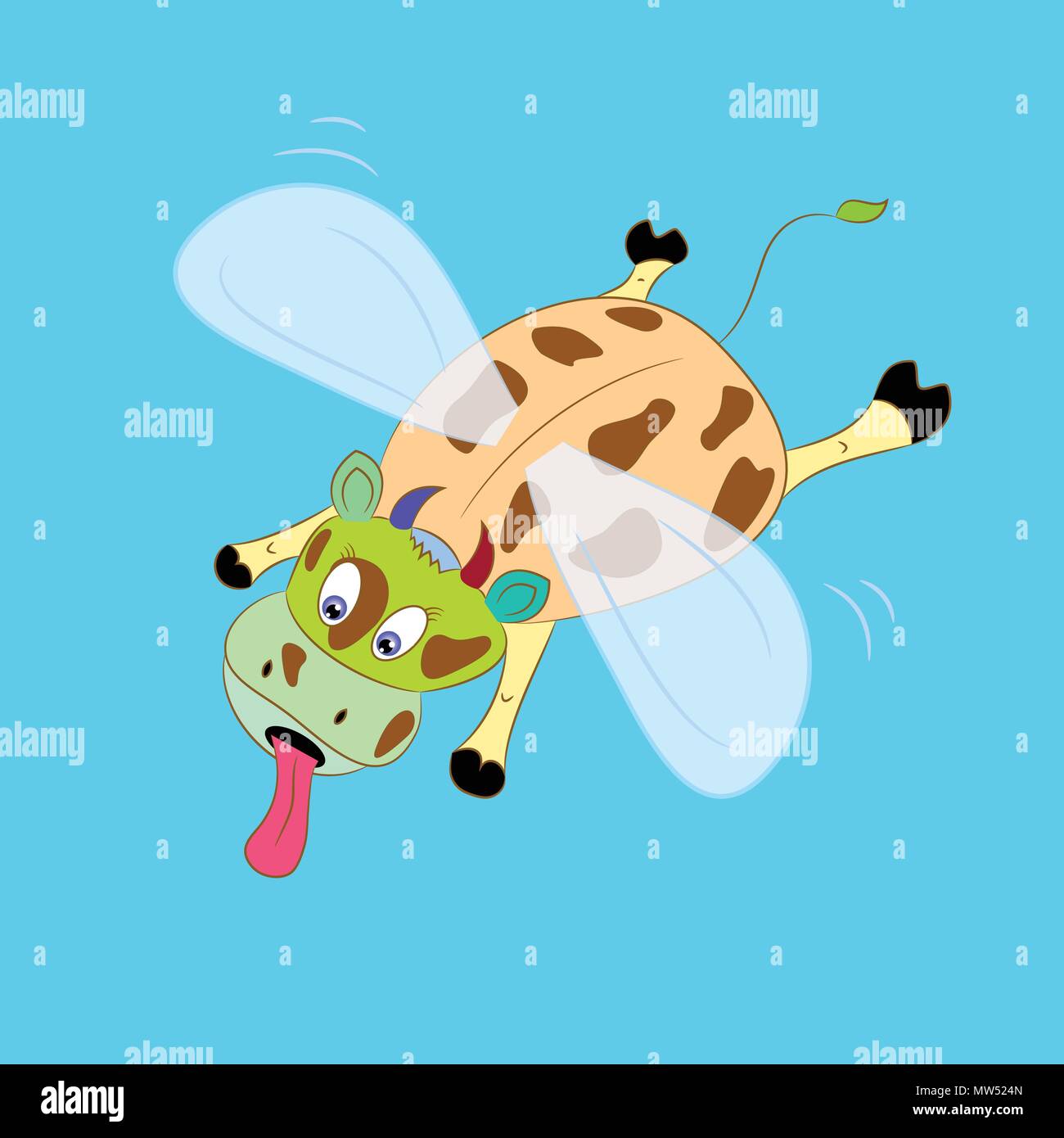 Cartoon cow hi-res stock photography and images - Alamy