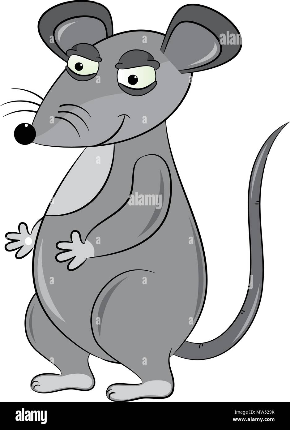 gray mouse cartoon vector illustration Stock Vector Image & Art - Alamy