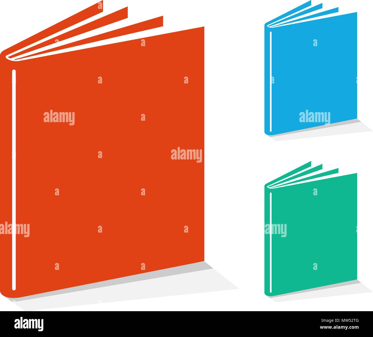 Open book icons abstract hi-res stock photography and images - Alamy