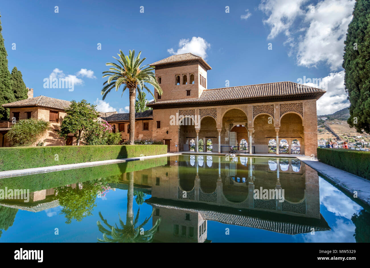 Spain, Andalucia, Granada City, The Alhambra, UNESCO (W.H.), Partal ...