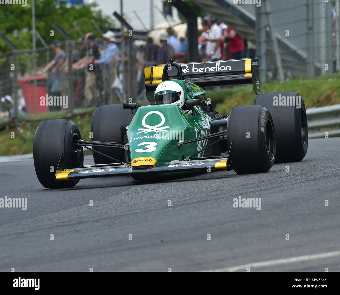 Ian Simmonds, Tyrrell 012, FIA Masters Historic Formula One ...