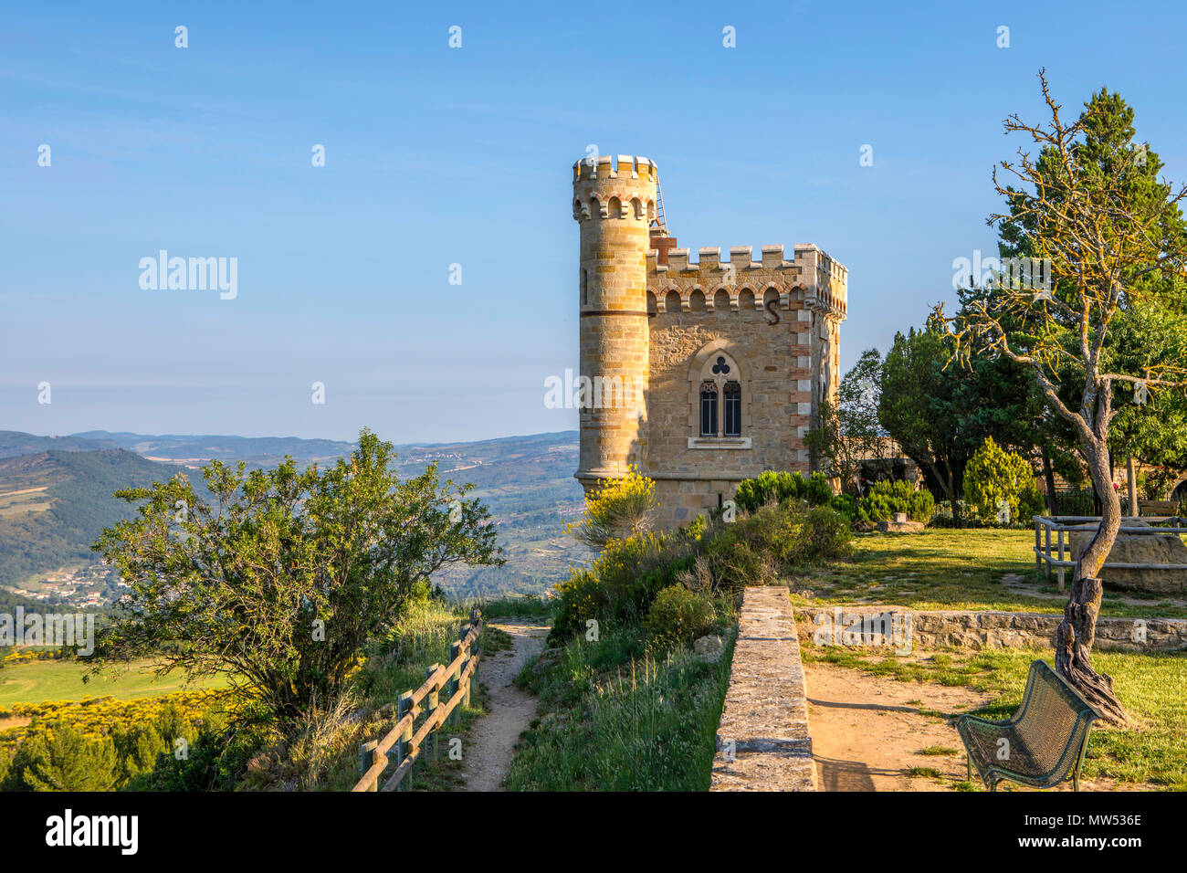 France, Aude region, Rennes le Chateaux , Magdala tower Stock Photo - Alamy