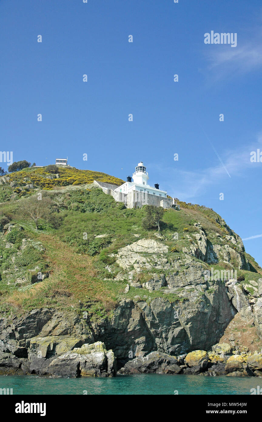 Point Robert Lighthouse, Sark, Channel Islands, April Stock Photo - Alamy