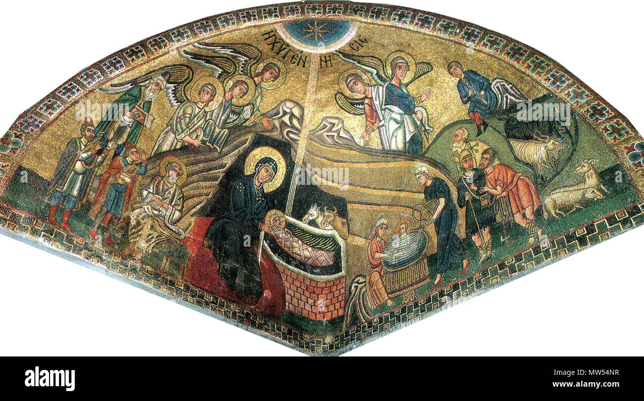 . Mosaics in Hosios Loukas Monastery, Boeotia, Greece . early 11th ...