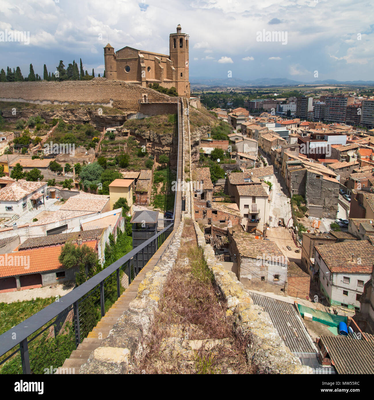 Walled Enclosure of Balaguer, Catalonia Stock Photo - Alamy