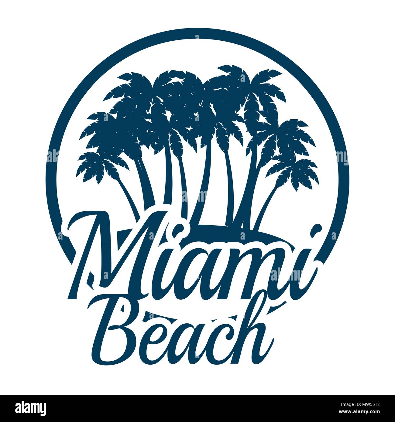 miami beach california seal Stock Vector Image & Art - Alamy