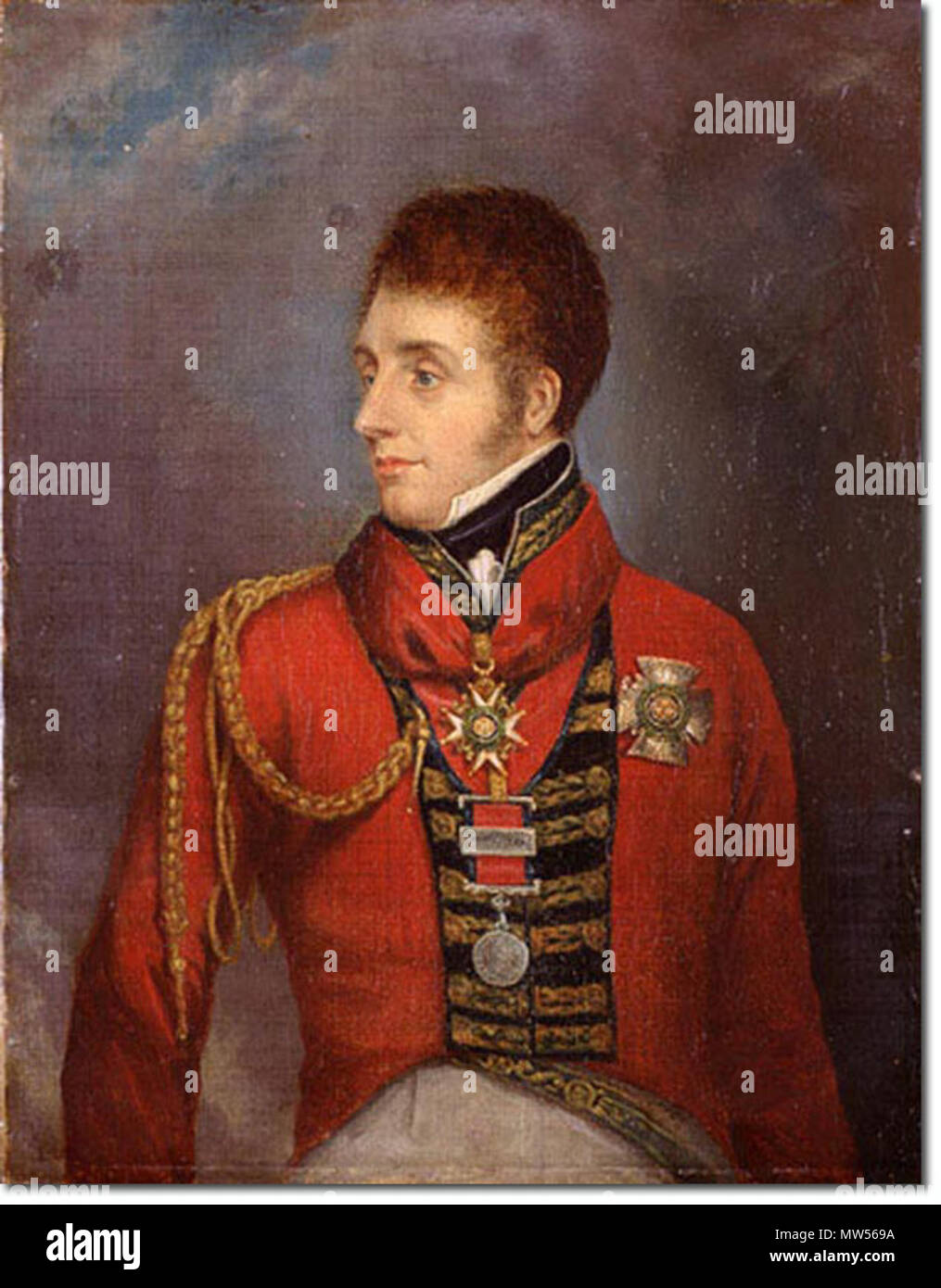 . English: Major General the Hon. Sir William Ponsonby, K.C.B. M.P., Lt ...