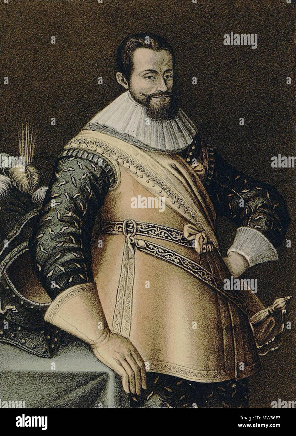 . Deutsch: Porträt des Martin Schenk von Nideggen . before 1860 ...