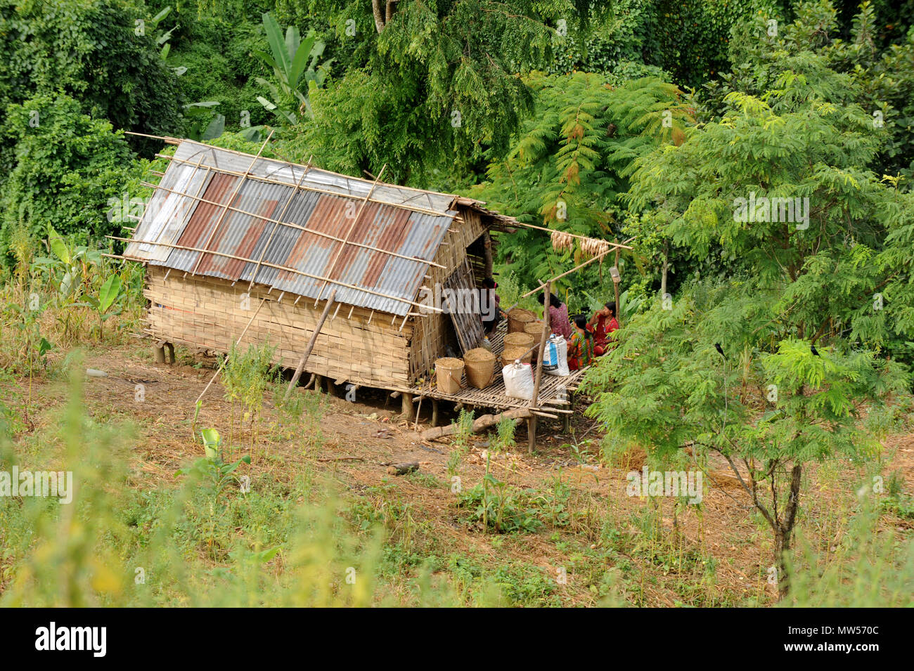 Rangamati, Bangladesh, - October 17, 2011: Daily life of Tribe people ...