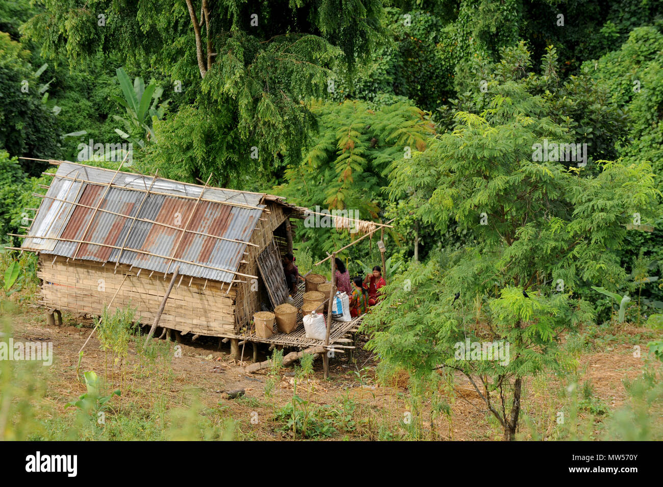 Rangamati, Bangladesh, - October 17, 2011: Daily life of Tribe people ...