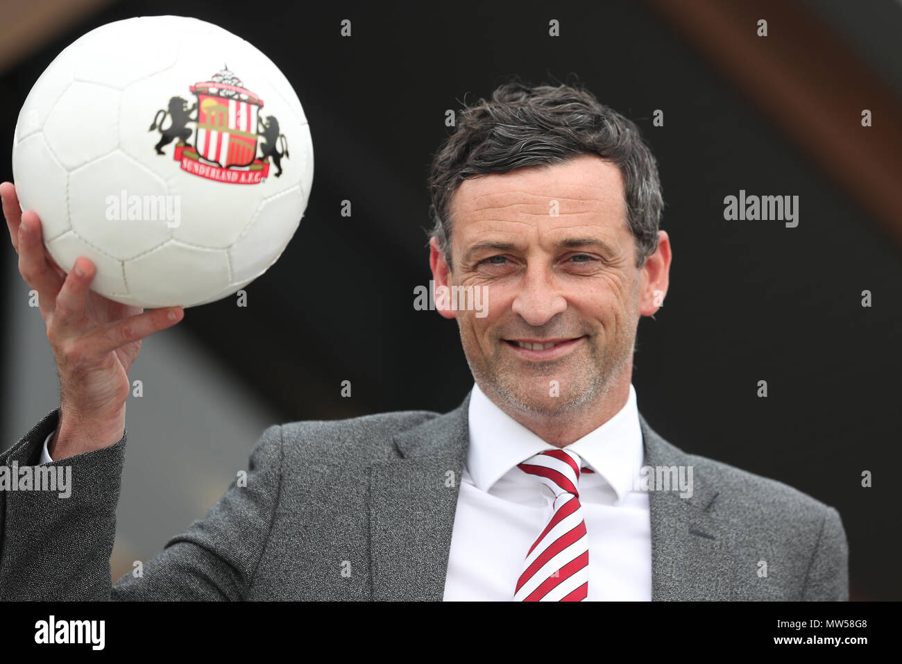 New Sunderland manager Jack Ross after the press conference at the ...