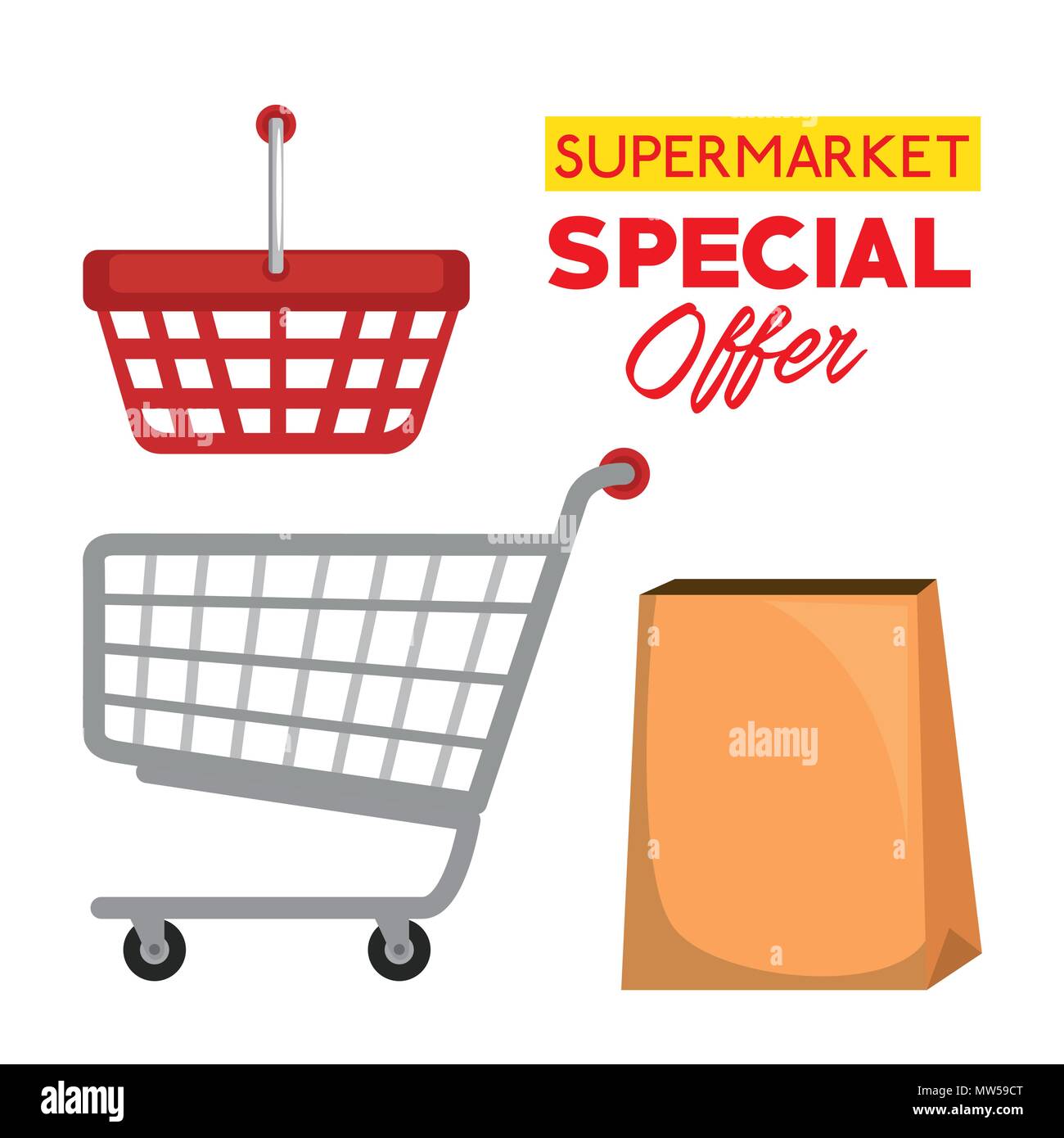 supermarket special offer icons Stock Vector Image & Art - Alamy