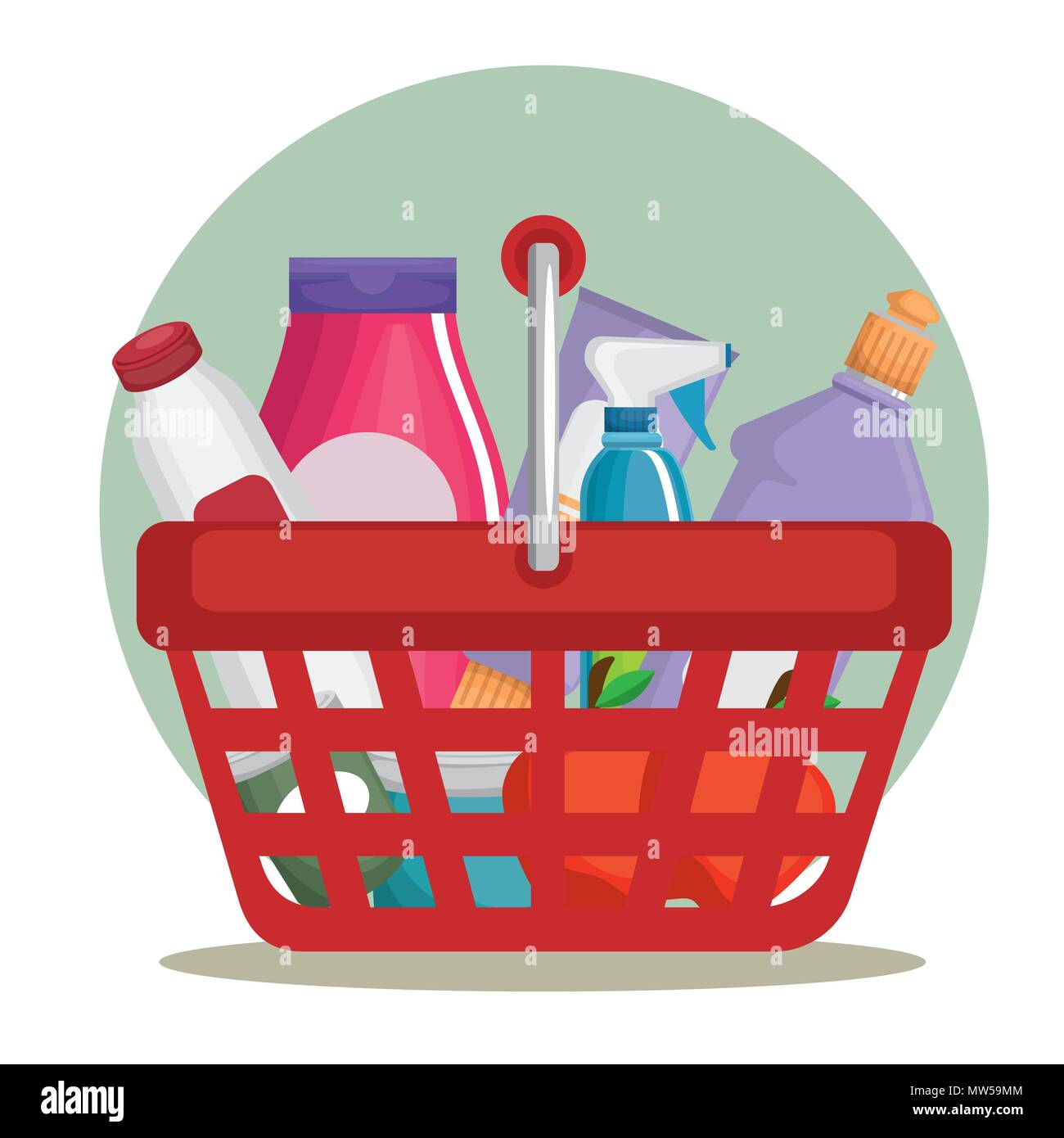 Plastic products in store Cut Out Stock Images & Pictures - Alamy