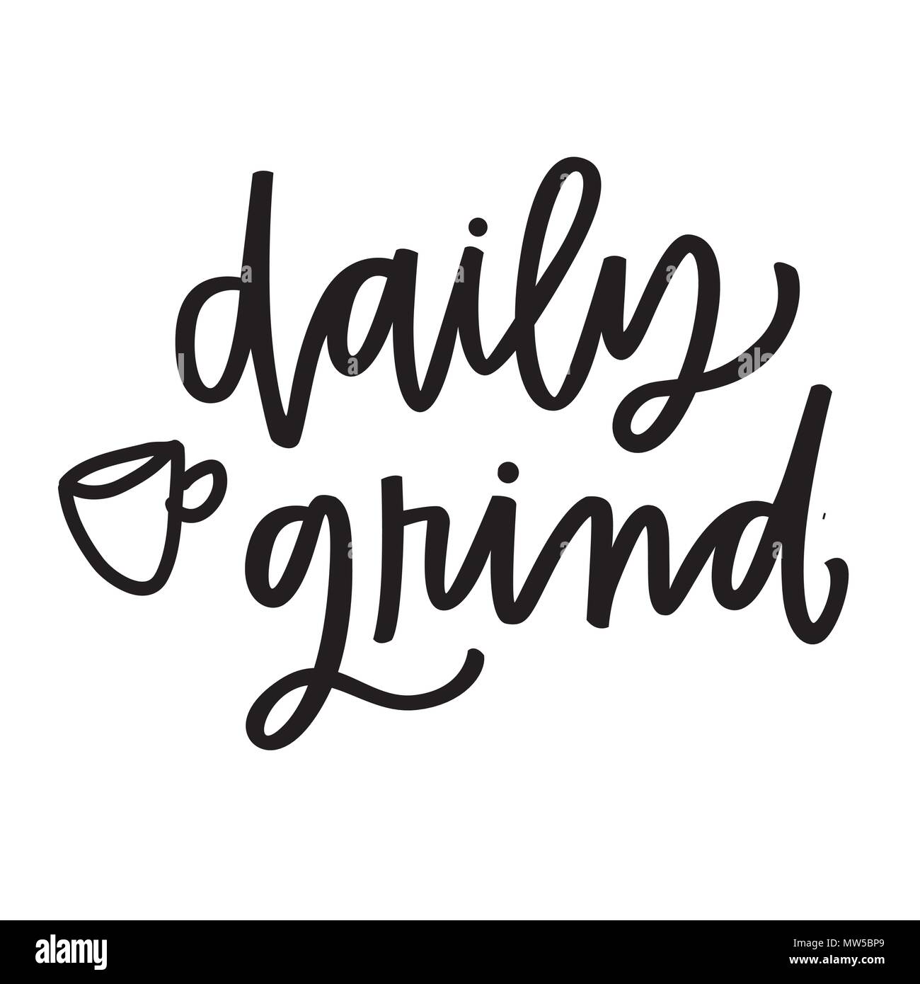 Daily grind Cut Out Stock Images & Pictures - Alamy