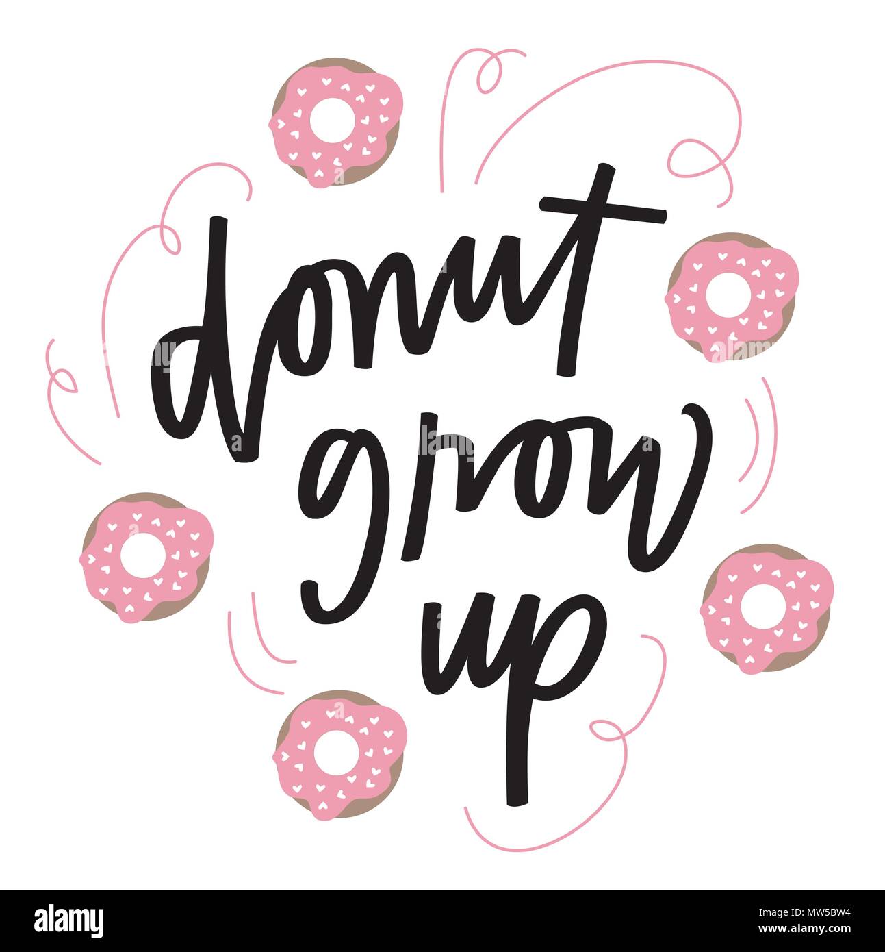Donut grow up Stock Vector Image & Art - Alamy