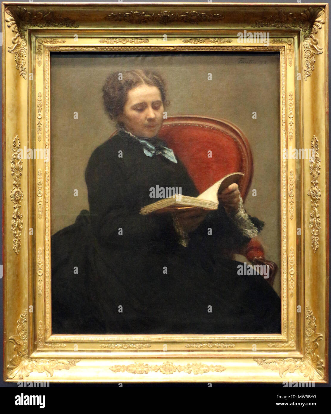 . Portrait of Victoria Dubourg . 1873. Sailko 271 Henri fantin-latour ...