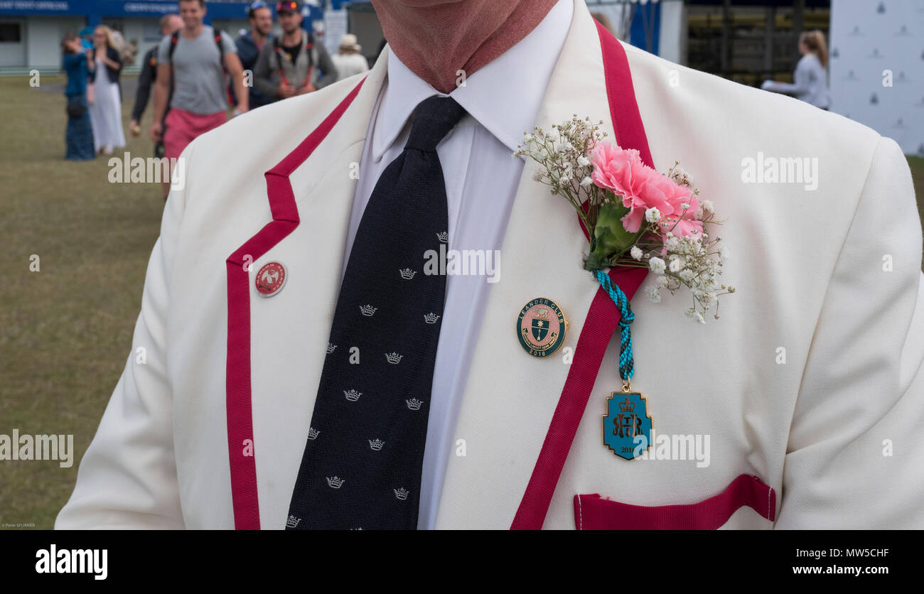 Henley on Thames. United Kingdom. Badges and Button Hole decorations ...