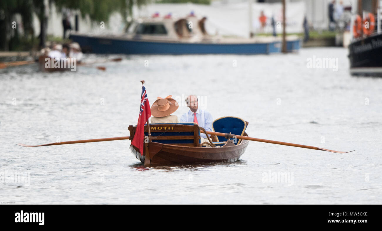 Henley on Thames. United Kingdom. George LAWSON, in his Skiff, Moth ...